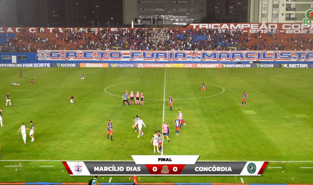 Marcílio Dias pressiona, mas fica no empate contra o Concórdia no ...